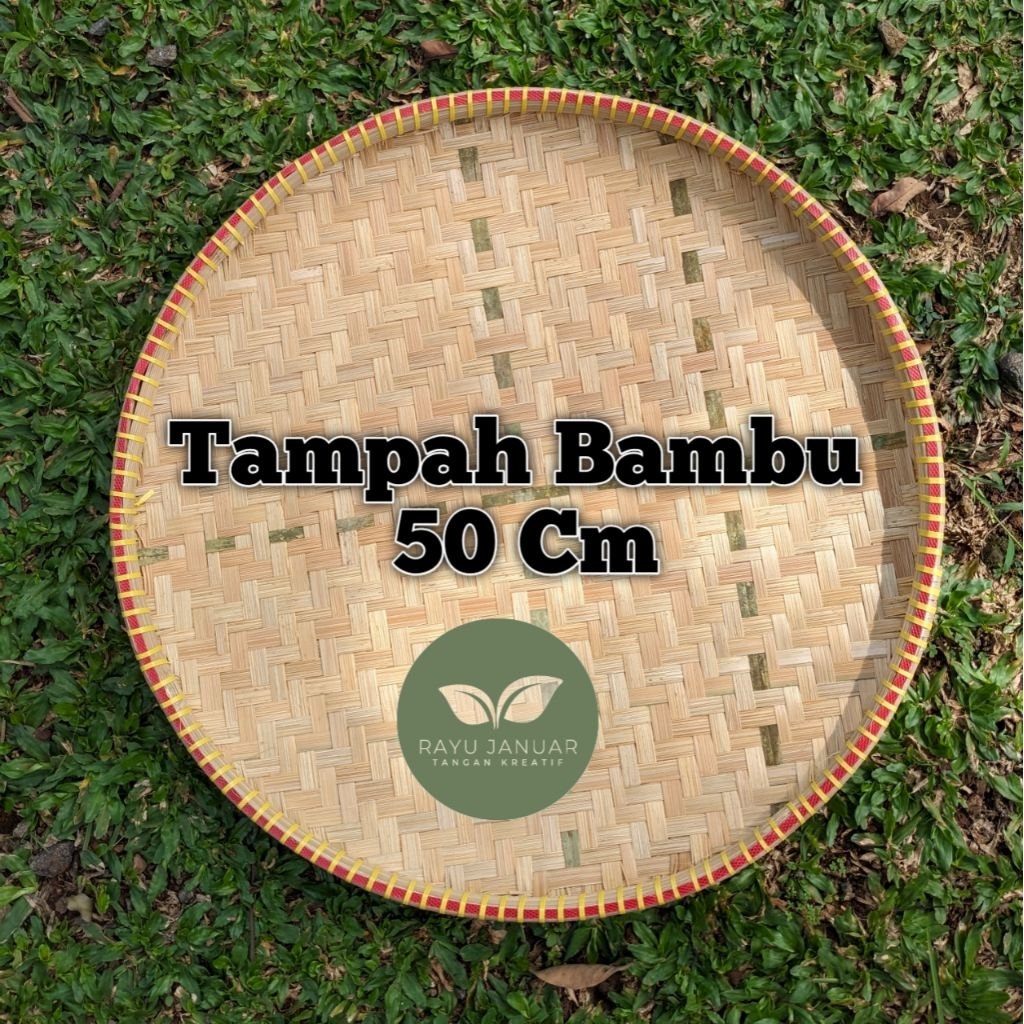 Jual Tampah Bambu 50 cm Nyiru Bambu Tampah Anyaman Bambu | Shopee Indonesia