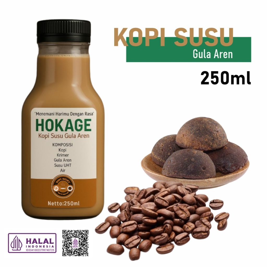 Jual Kopi Susu Gula Aren Arabika Flores Bajawa by KOPI GELUT HOKAGE ...