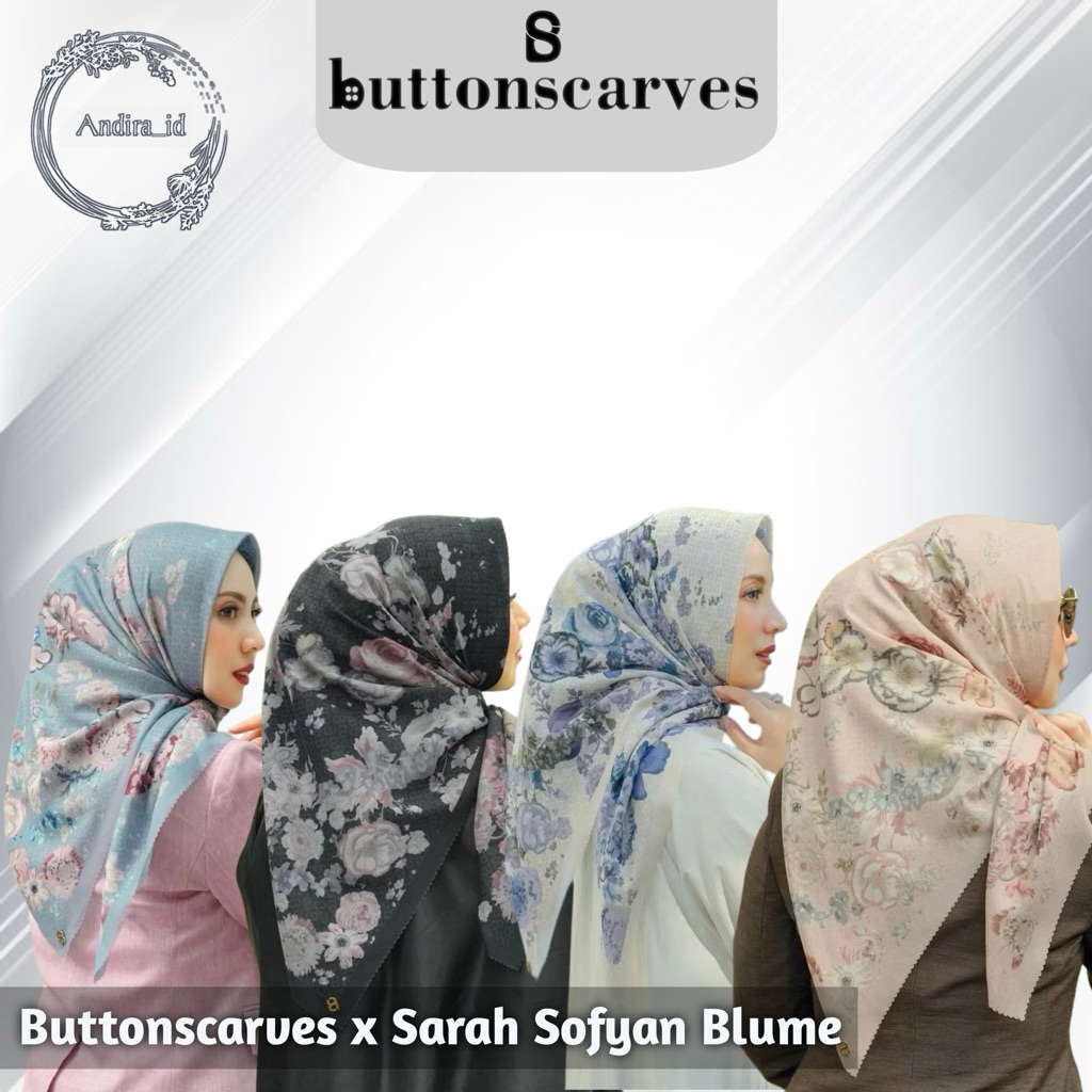 Jual NEW Buttonscarves x Sarah Sofyan Blume dan Dubai series | Shopee ...