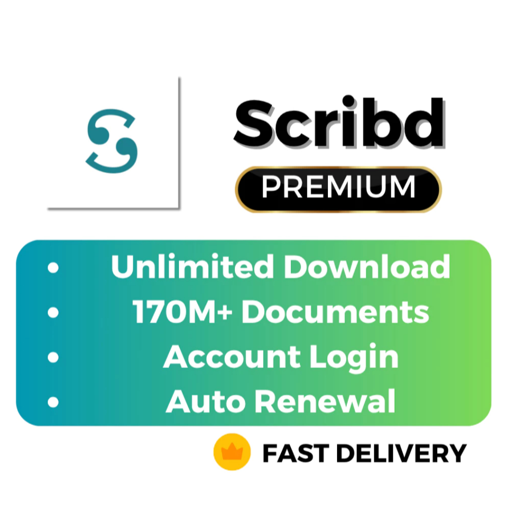 Jual Scribd Akaun Premium Akses 195 Juta+ Dokumen Dan Muat Turun Tanpa ...