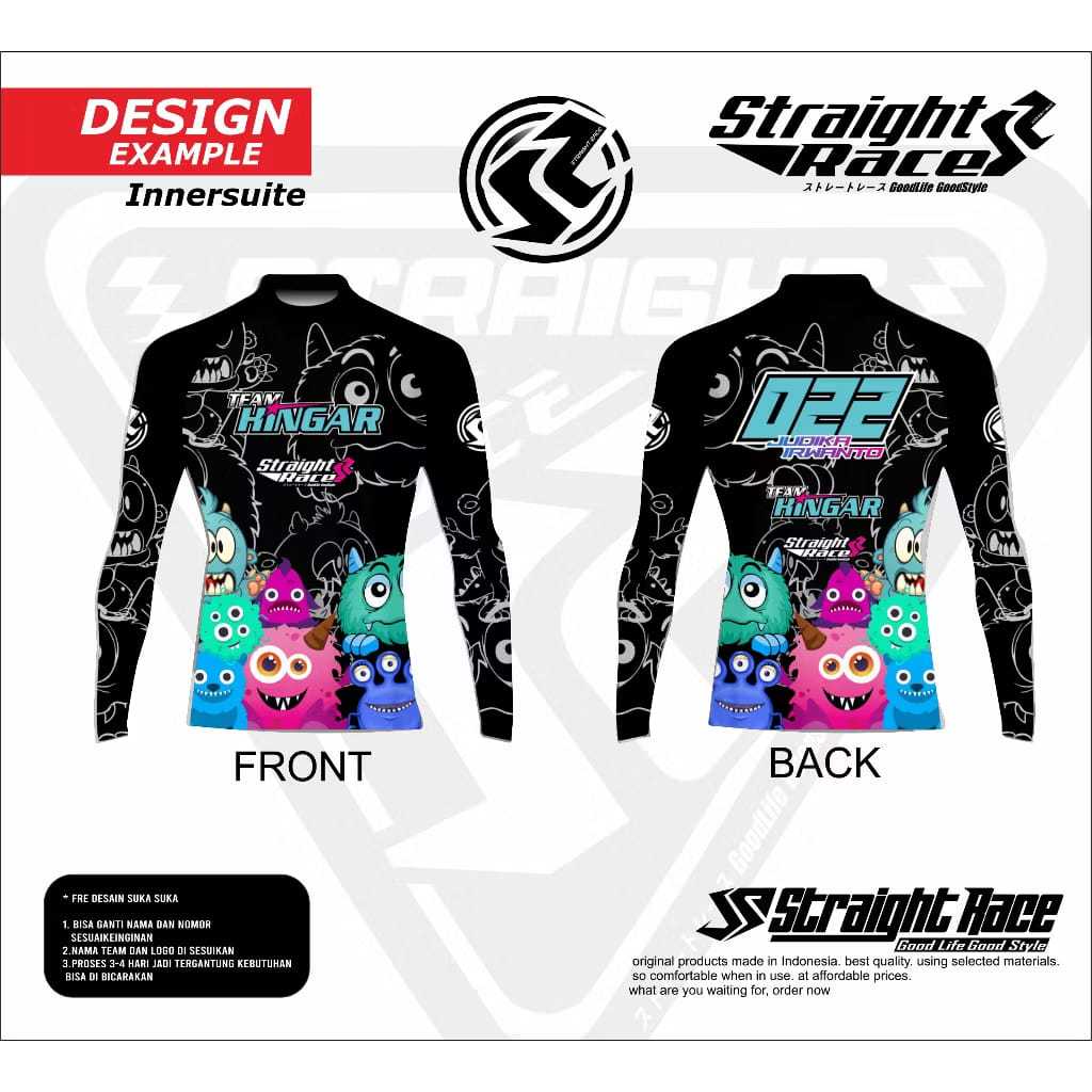 Jual COSTUM INNERSUIT ROAD RACE INDONESIA | Shopee Indonesia