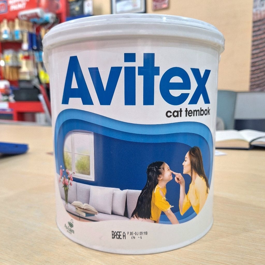 Jual Avian Avitex Emulsion 5kg / cat tembok dinding dalam interior ...