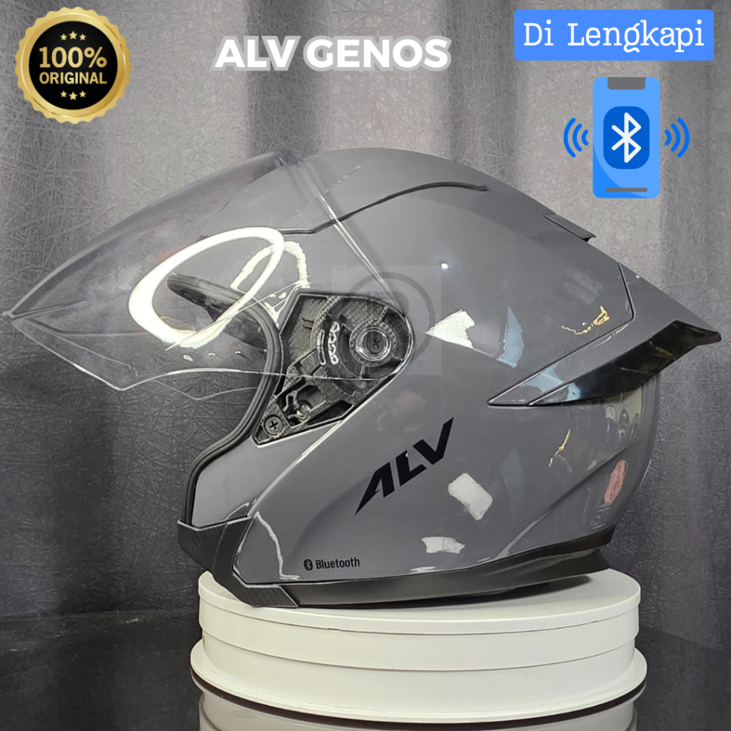 Jual HELM ALV GENOS BLUTUT TERBARU 100% ORI pree spoileR | Shopee Indonesia