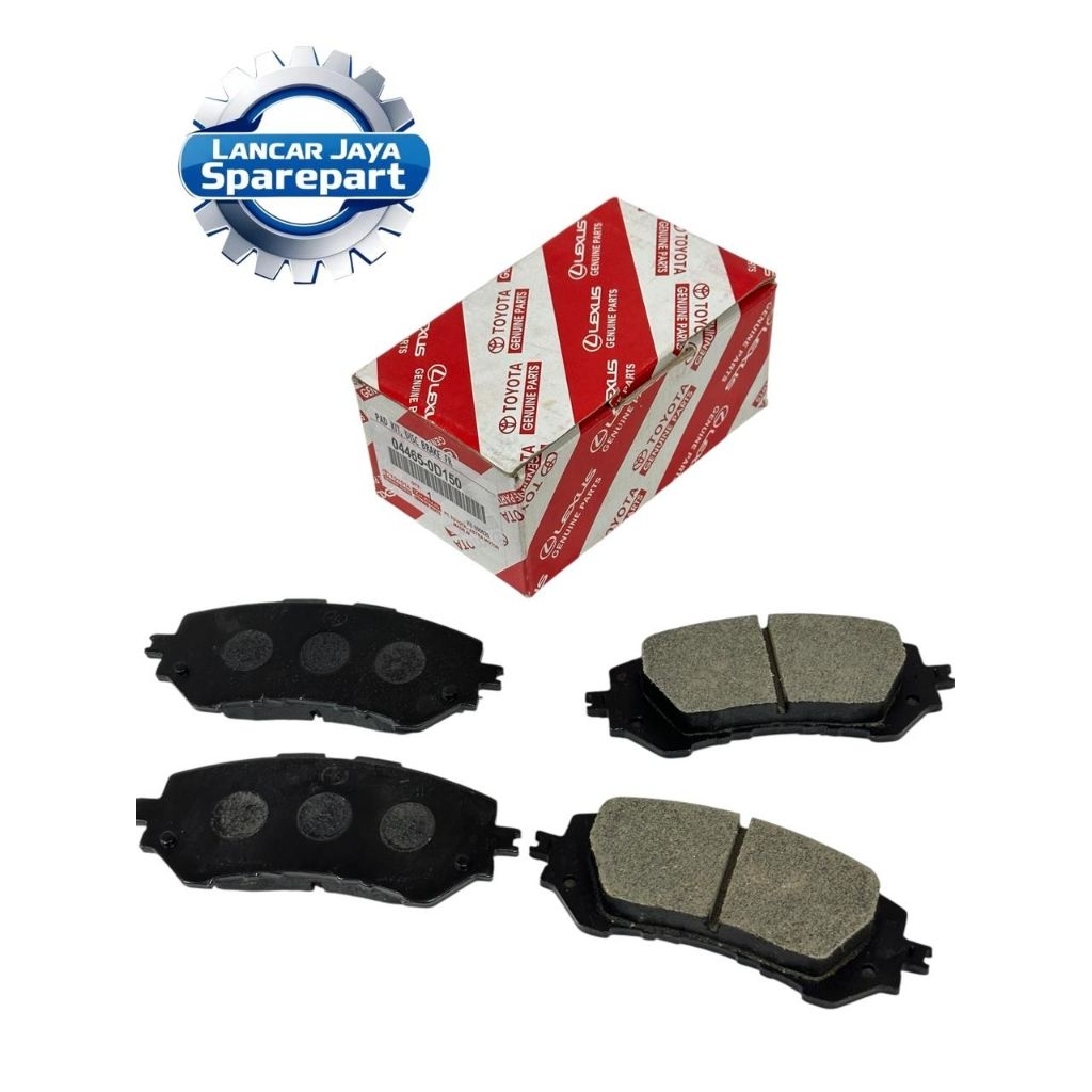 Jual Brake pad front 04465-0D150 kampas rem depan New yaris gen 2 all ...