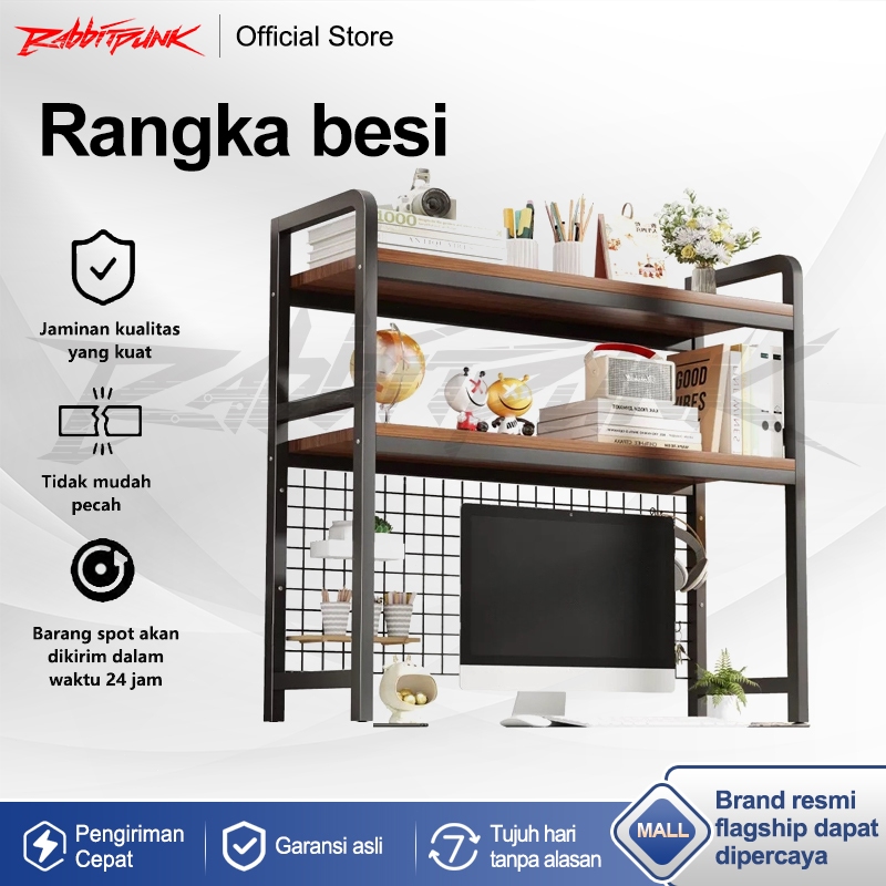 Jual Rak Buku/Rak Desktop Storage/Tempat Buku/Rak Meja Stationery/Rak ...