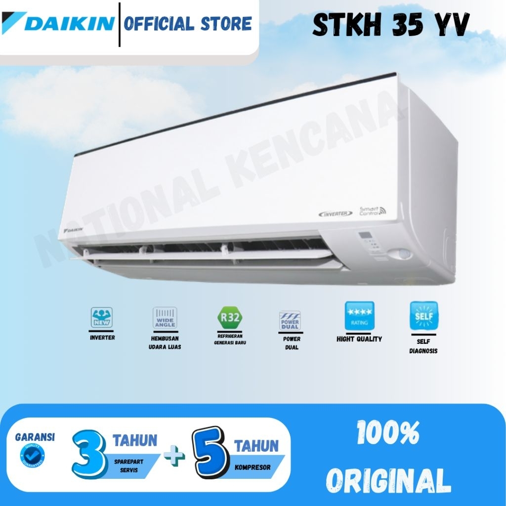 Jual AC Daikin STKH35YV 1.5 PK Inverter R32 - Hemat Energi & Sunyi ...