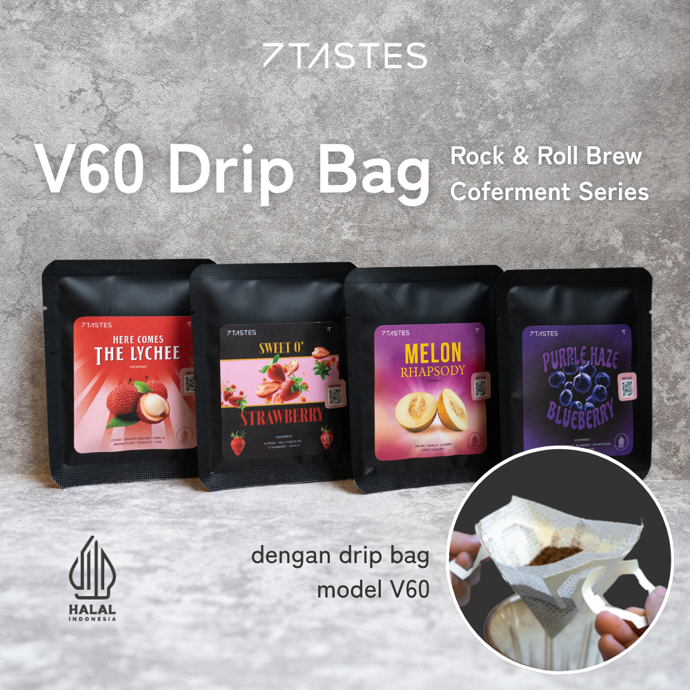 Jual Kopi Drip Bag 7 Tastes Ready to Brew Model V60 - Kopi Siap Seduh ...