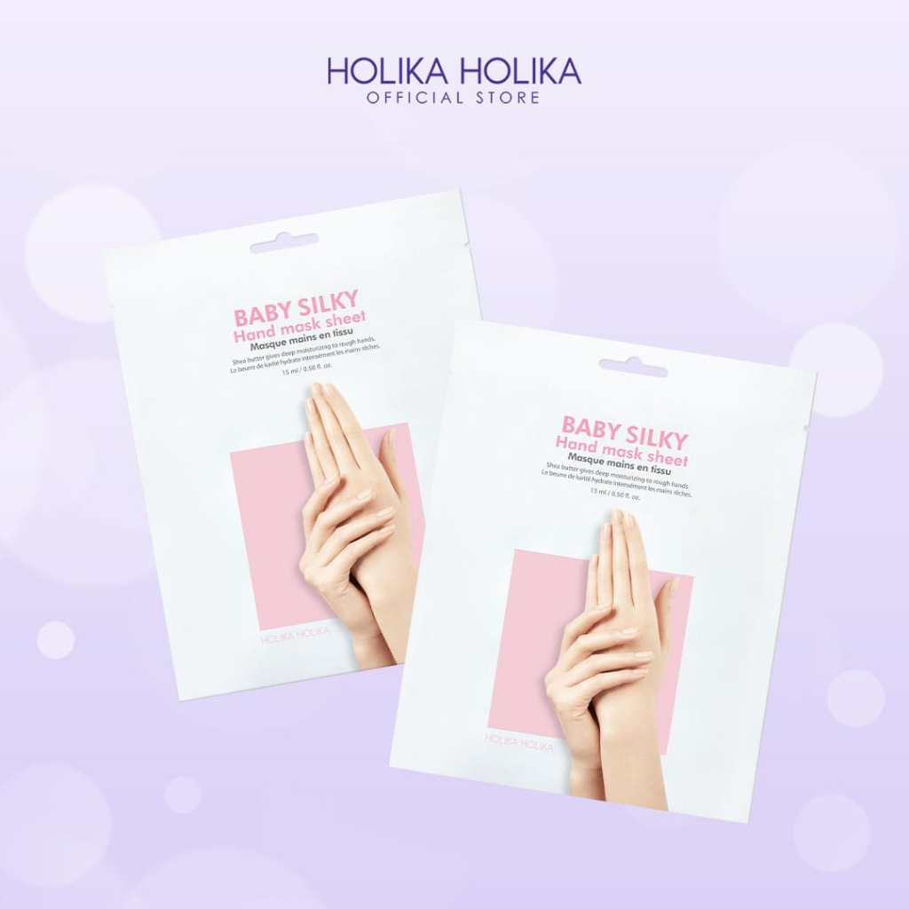 Jual Holika Holika Baby Silky Hand Mask Sheet | Masker Tangan | Shopee ...