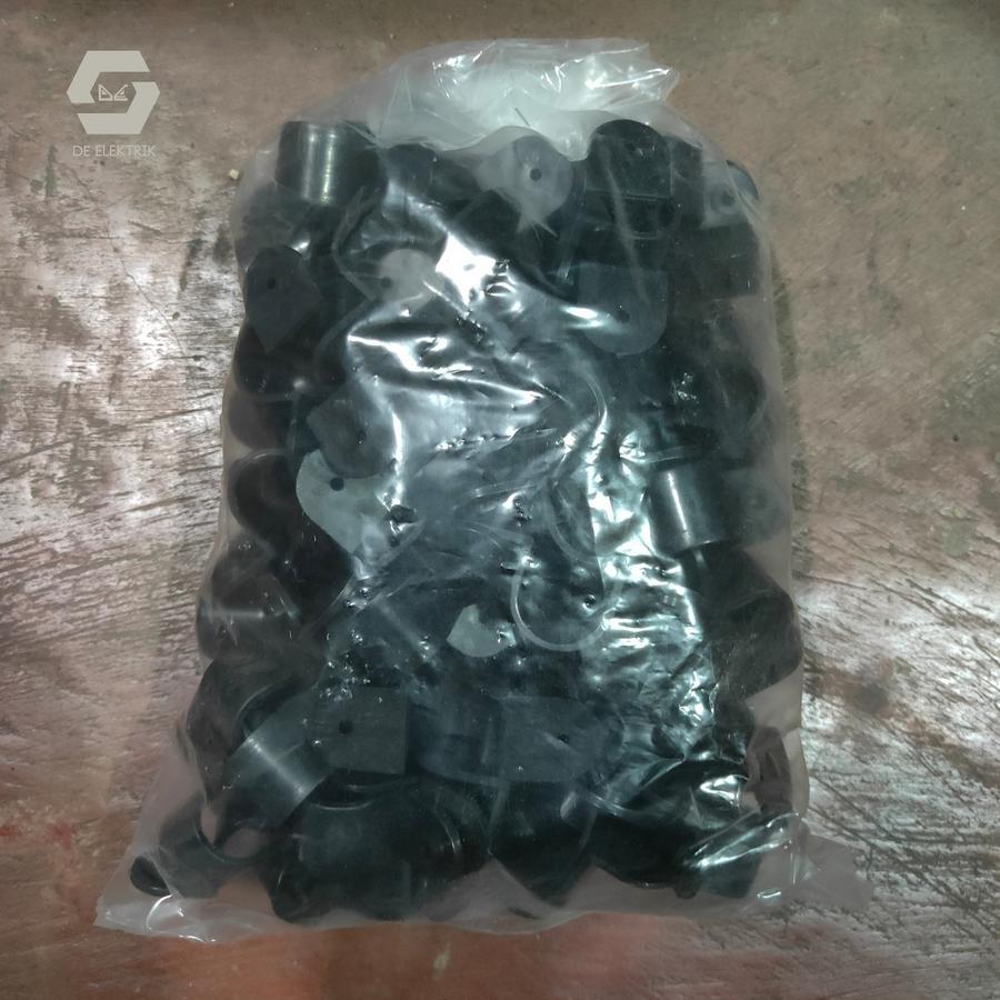 Jual Klem Pipa Conduit 20mm Hitam @100pcs | Claim Konduit | Shopee ...