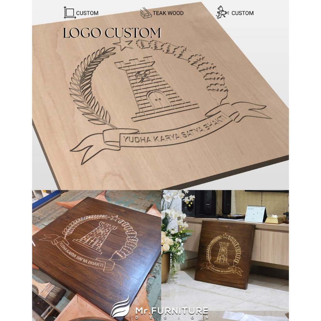 Jual logo custom 60x60 cm | Shopee Indonesia