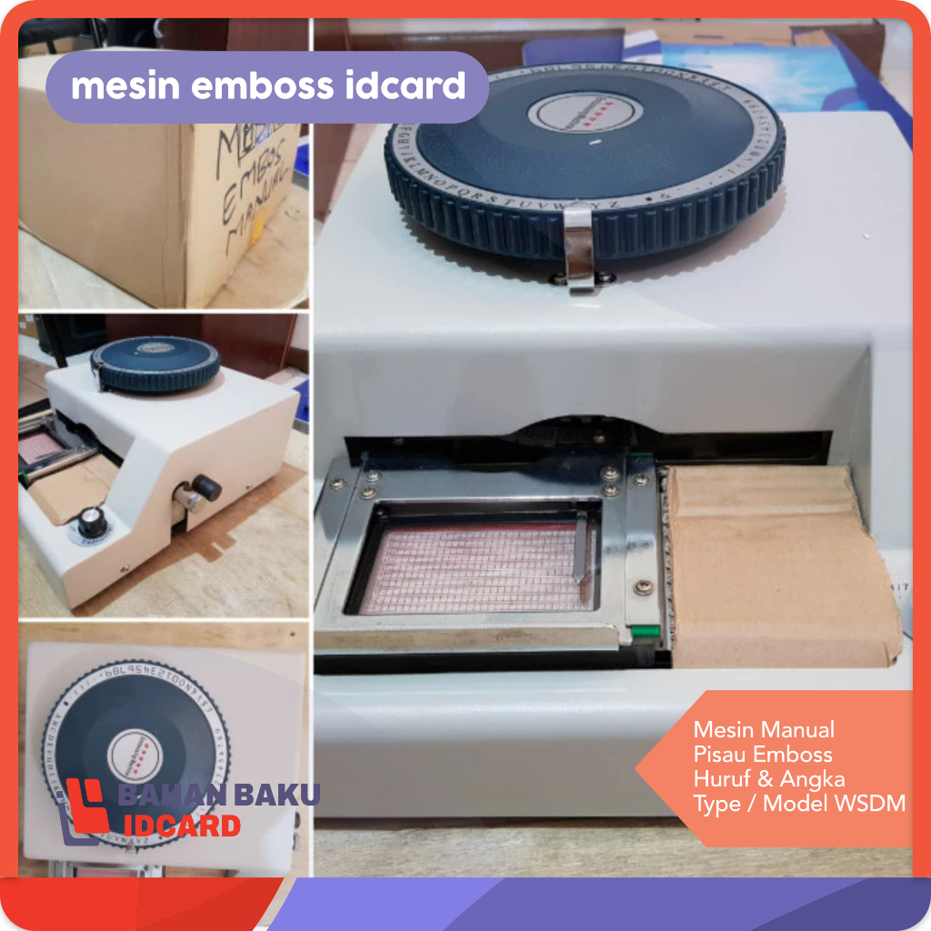Jual Mesin Emboss Id Card Manual | Shopee Indonesia