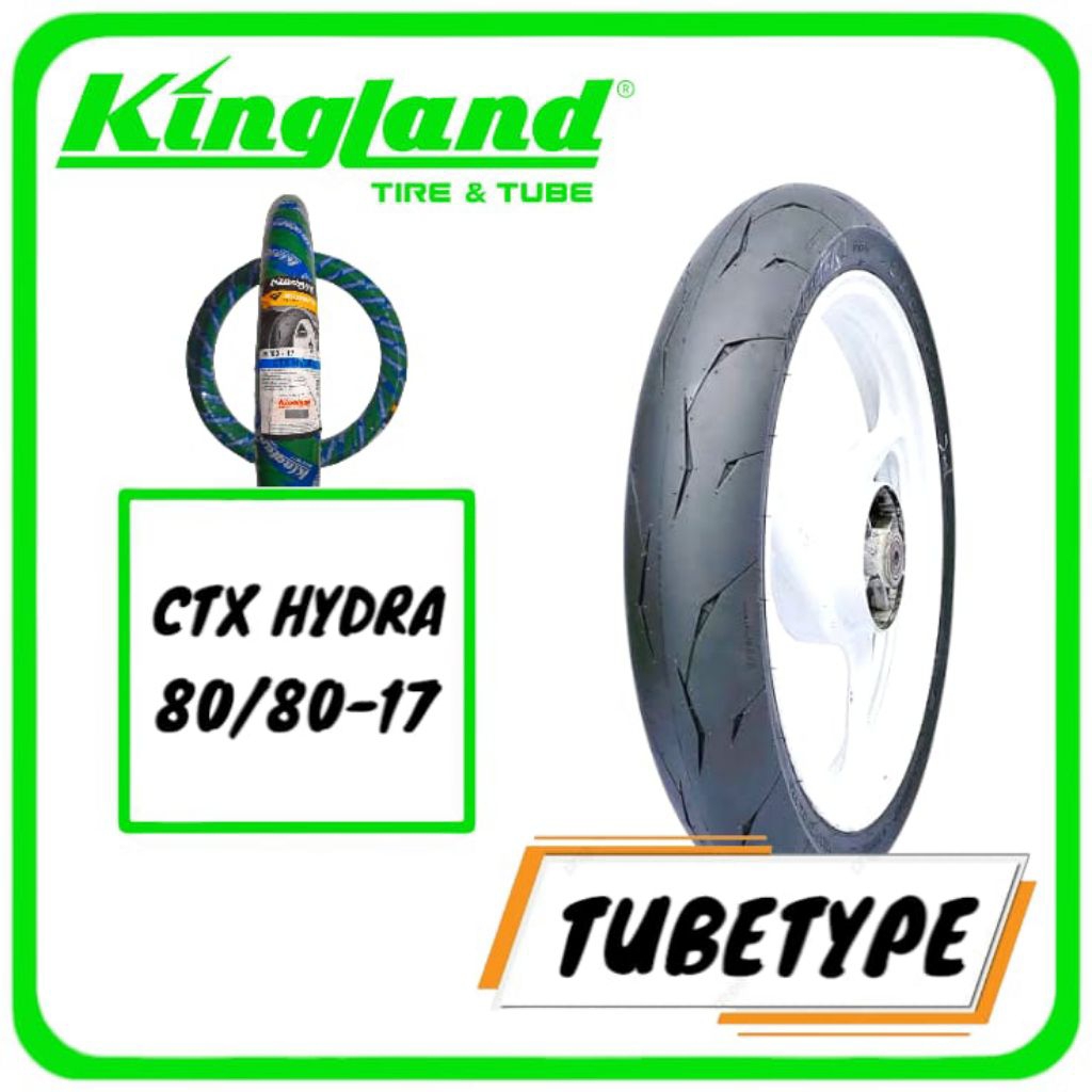Jual BAN TUBETYPE KINGLAND CTX HYDRA 80/80-17 | Shopee Indonesia