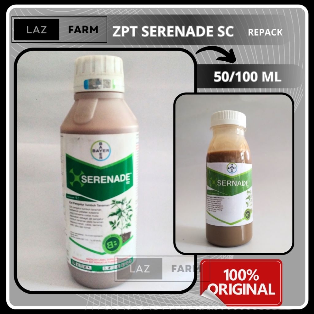 Jual ZPT BAYER ZAT PENGATUR TUMBUH SERENADE SC 50/100 ML KEMASAN REPACK ...