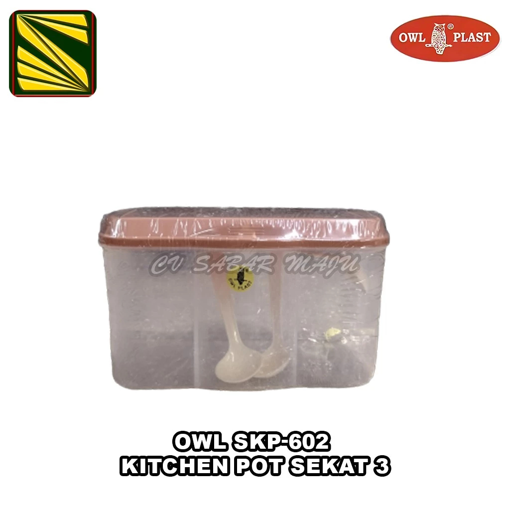 Jual Owl Plast Tempat Sambal Saksia , Tempat Bumbu Sekat 3 | Shopee ...