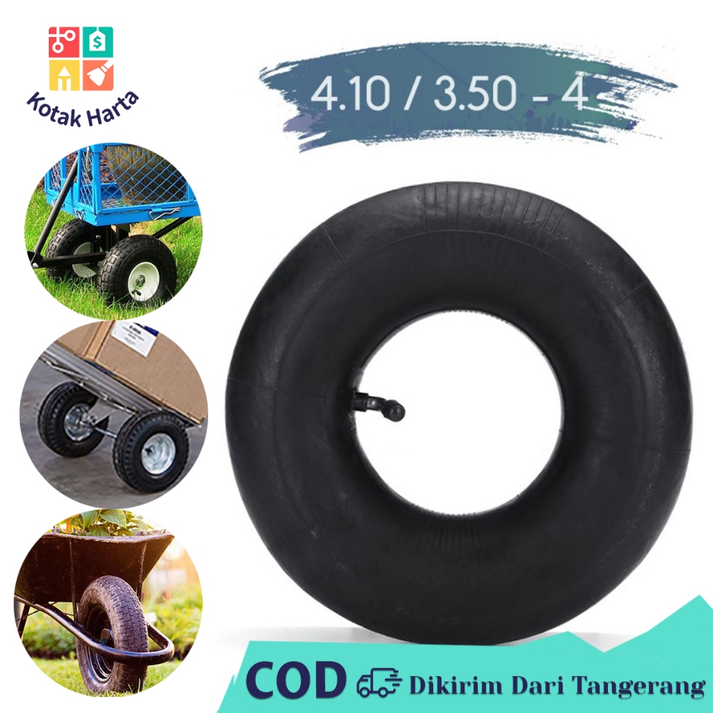 Jual Ban Dalam Ring 4.10/3.50-4 Pentil Bengkok Ban Dalam Cincin ATV Ban ...