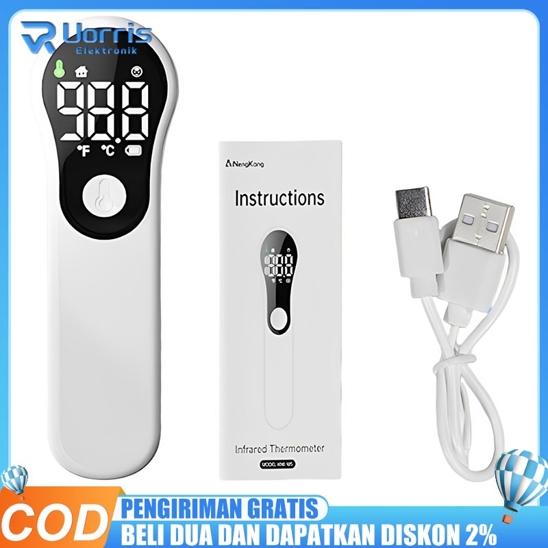 Jual Usb Thermometer Digital Infrared Gun / Termometer Suhu Tubuh / Thermometer Dahi/ Alat ukur ...
