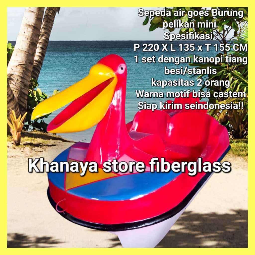 Jual Sepeda karakter burung pelikan gowes air/Sepeda air goes ...