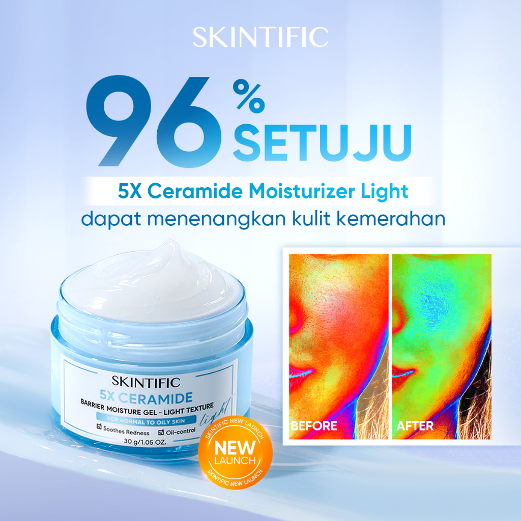 Jual [NEW LAUNCH]SKINTIFIC - 5X Ceramide Barrier Moisture Gel - Light ...