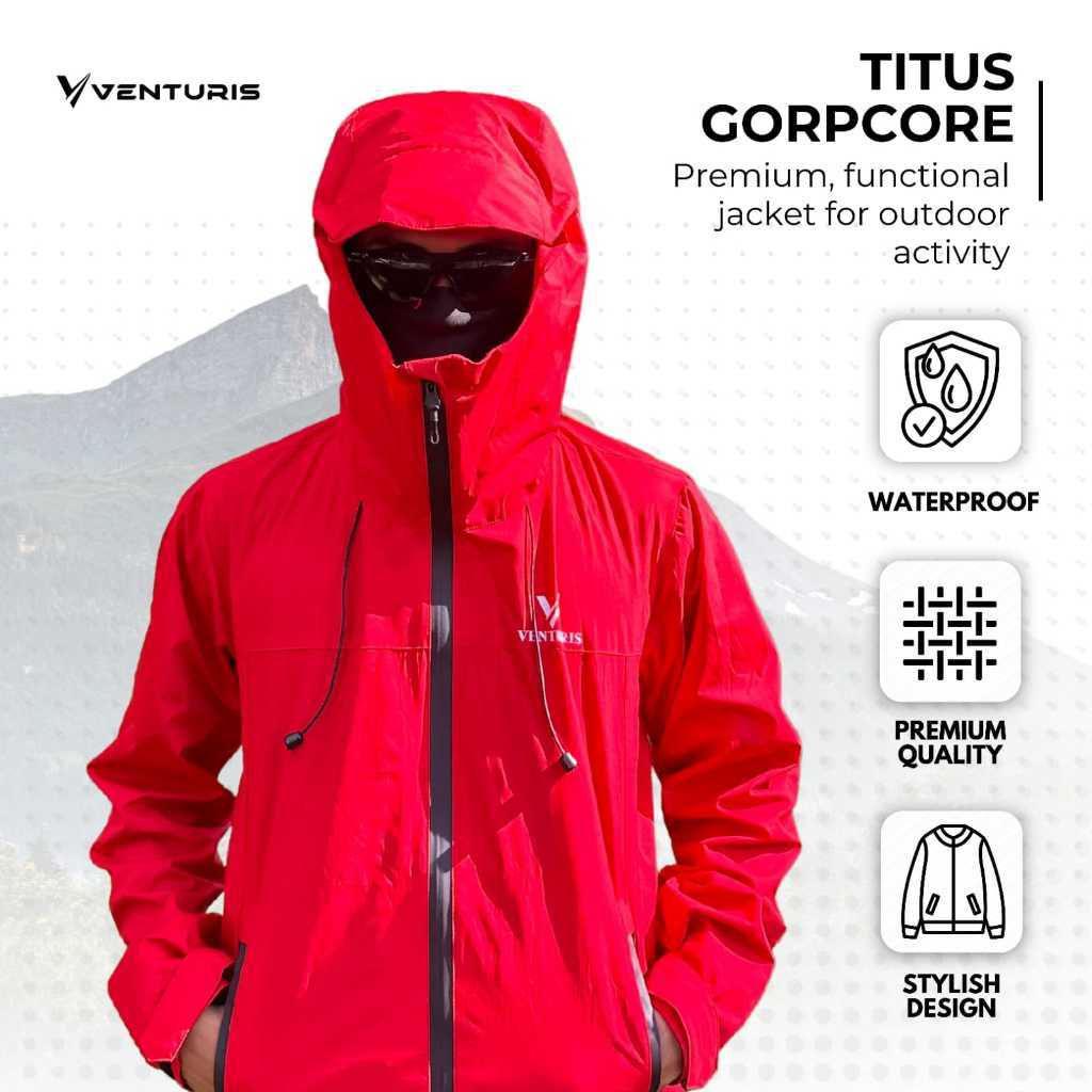 Jual Jaket Venturis Gopcore Anti Air Jaket Gunung Outdoor CAMPING Jaket ...