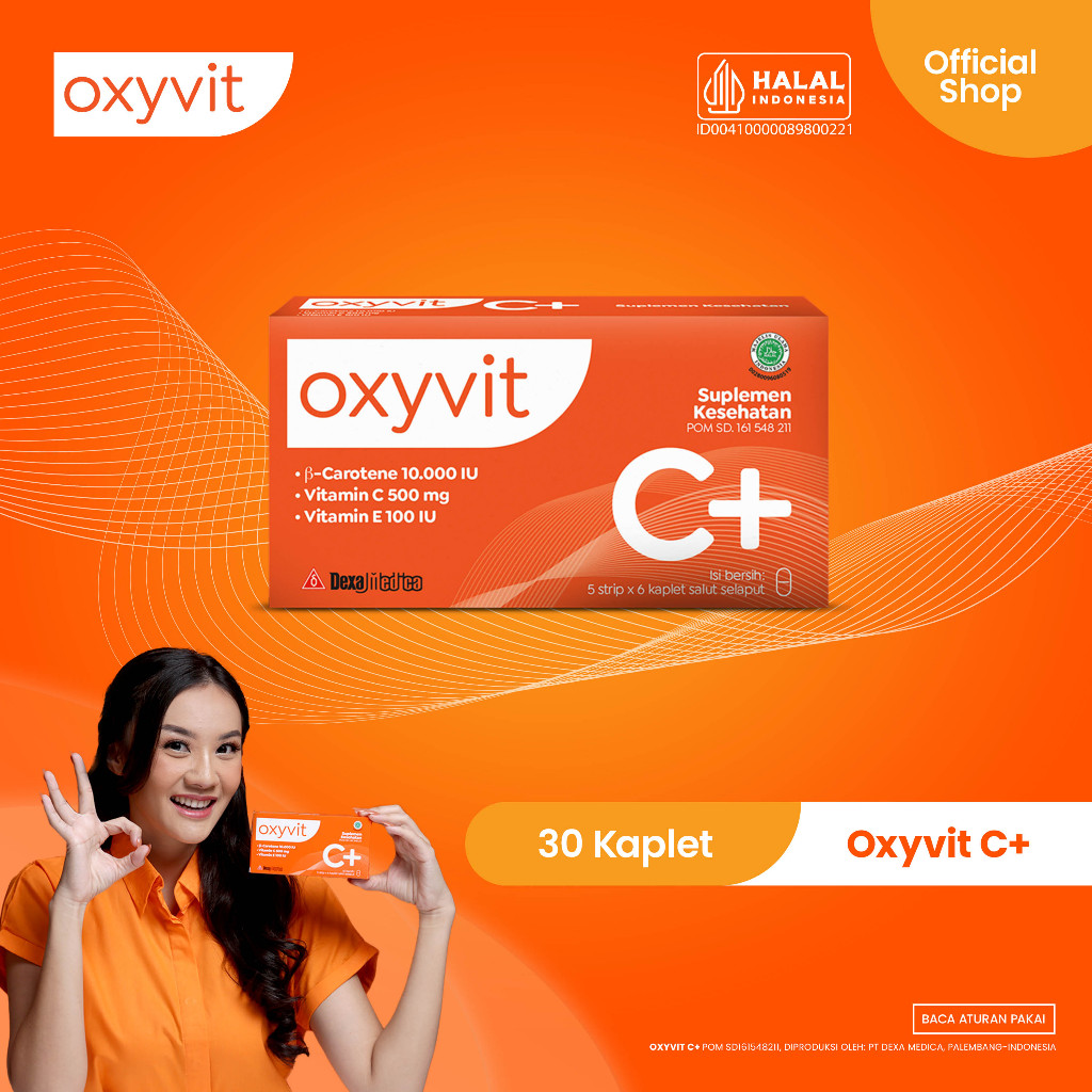 Jual Oxyvit Box 30 Kaplet - Multivitamin C+ USA Grade | Shopee Indonesia