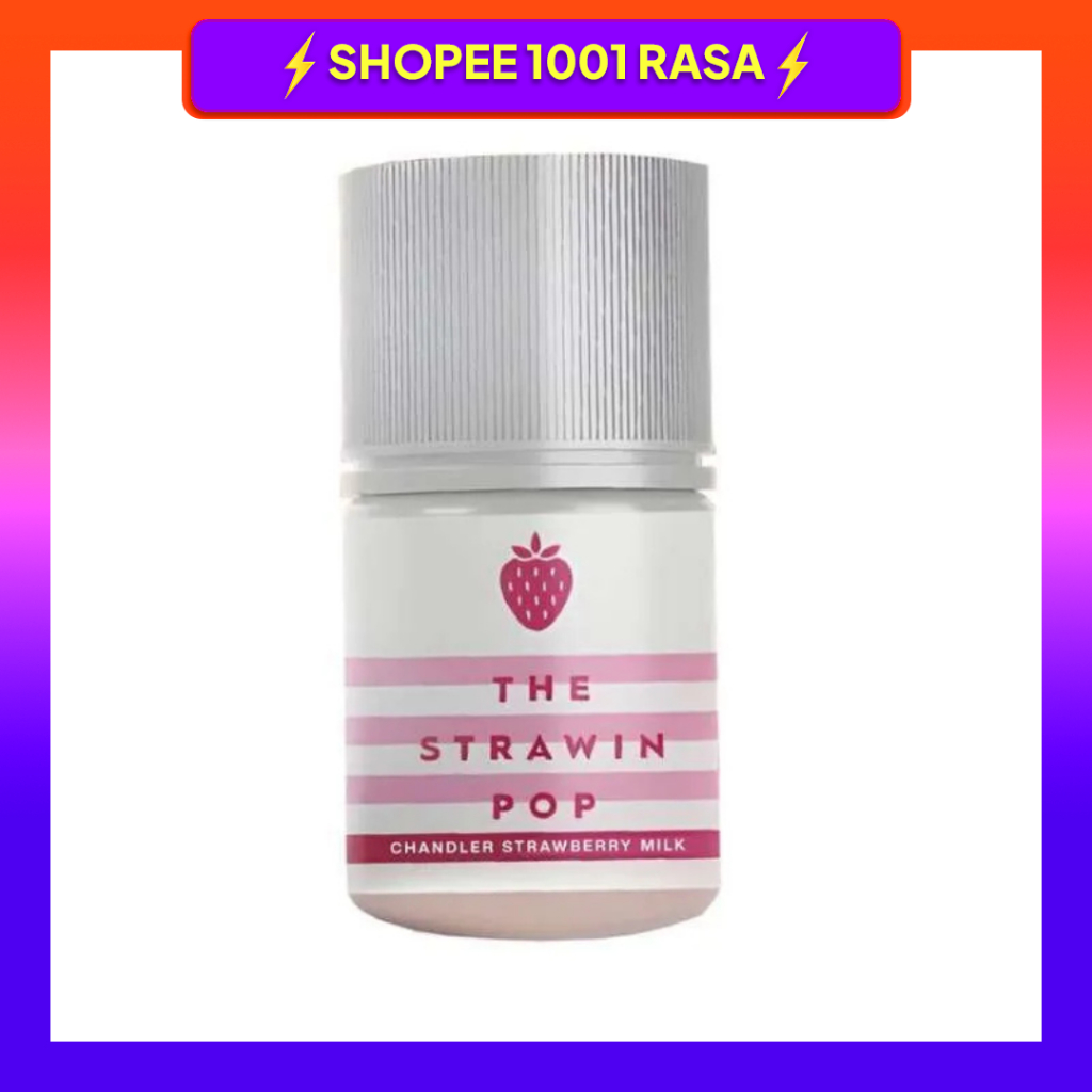 Jual Liquid Freebase The Poppin Pop Strawin 60ML 100% Original | Shopee ...