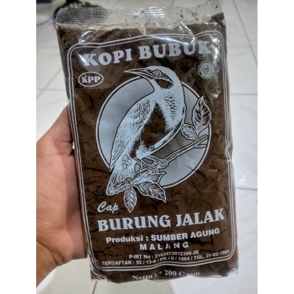 Jual CAP BURUNG JALAK KOPI BUBUK 200gr / KOPI JALAK / KOPI BUBUK KHAS ...