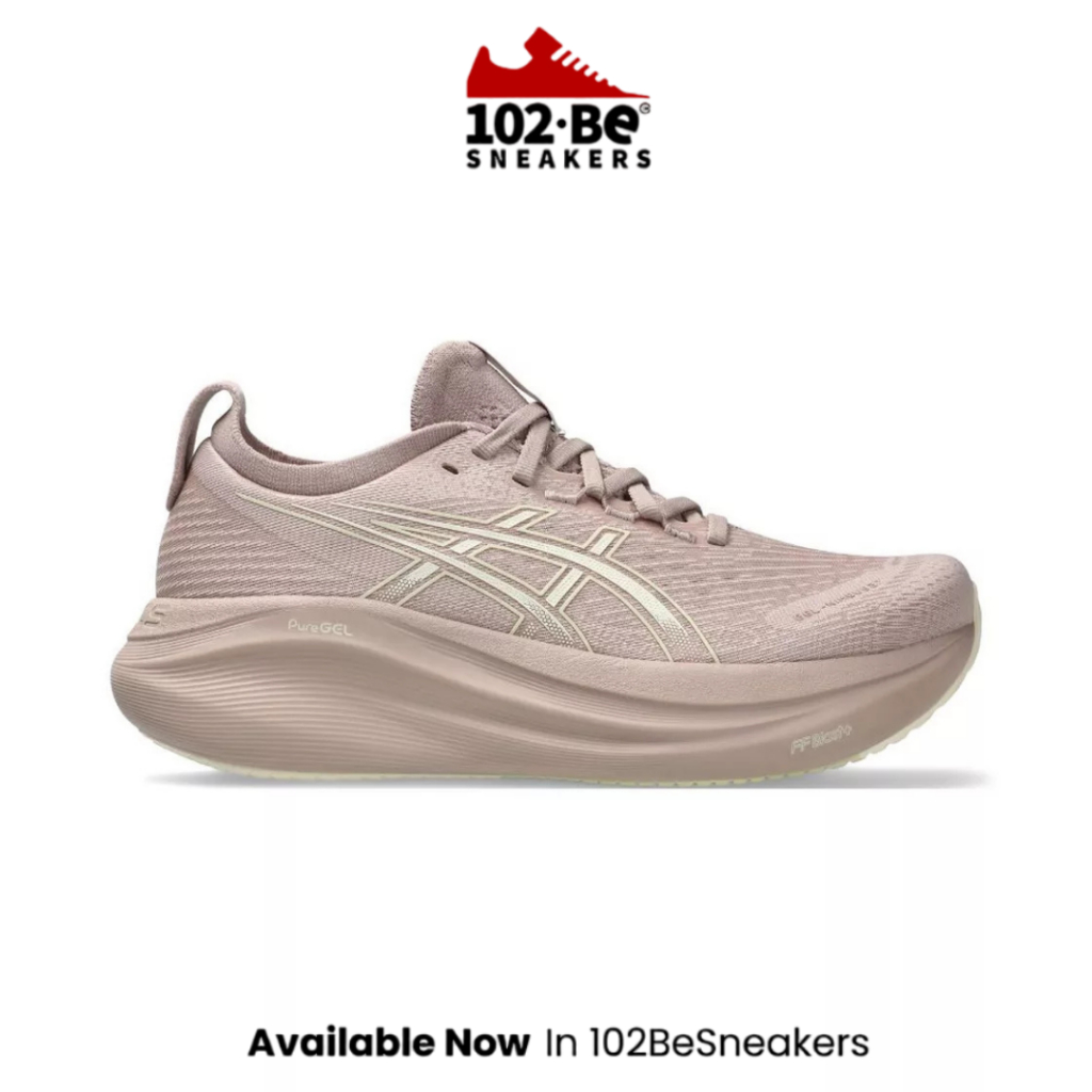 Jual Sepatu Running Asic Gel-Nimbus 27 Standard Women's Fawn | Shopee ...