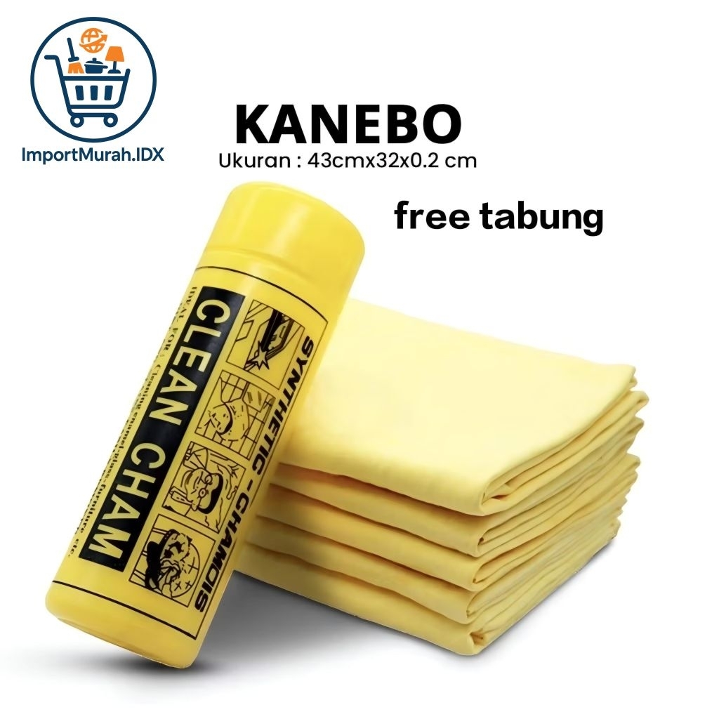 Jual Kanebo Chamois 32x43cm Lap Mobil Serbaguna Kain Lap Tebal Plas Chamois | Shopee Indonesia