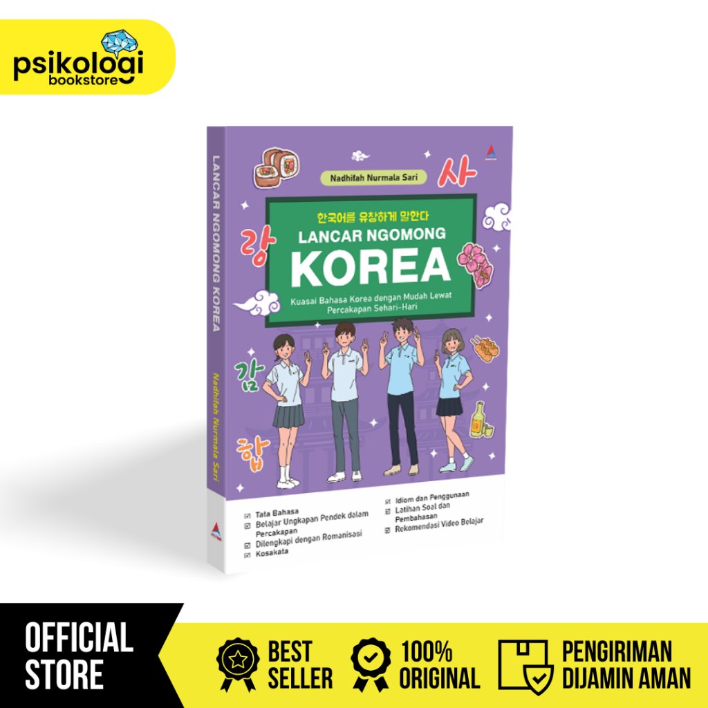 Jual Buku Lancar Ngomong Korea : Kuasai Bahasa Korea Dengan Mudah Lewat Percakapan Sehari-hari ...