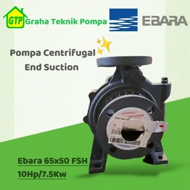 Jual Pompa Ebara 65x50 FSHA Pompa Centrifugal End Suction Mechanical Seal - Gland Packing ...