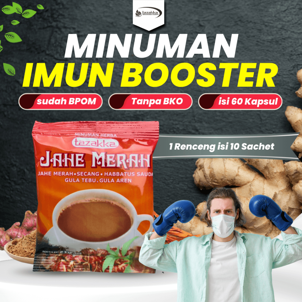 Jual Jahe Merah Bubuk Minuman Untuk Imun Booster Daya Tahan tuhuh dari ...
