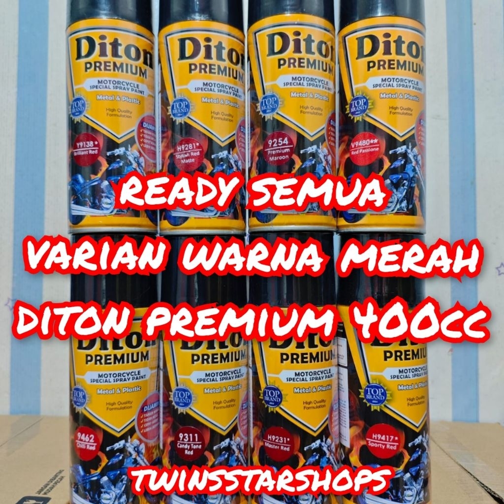 Jual Pilok Pilox Pylox Cat Diton Premium Varian Warna Merah Candy 9311 ...