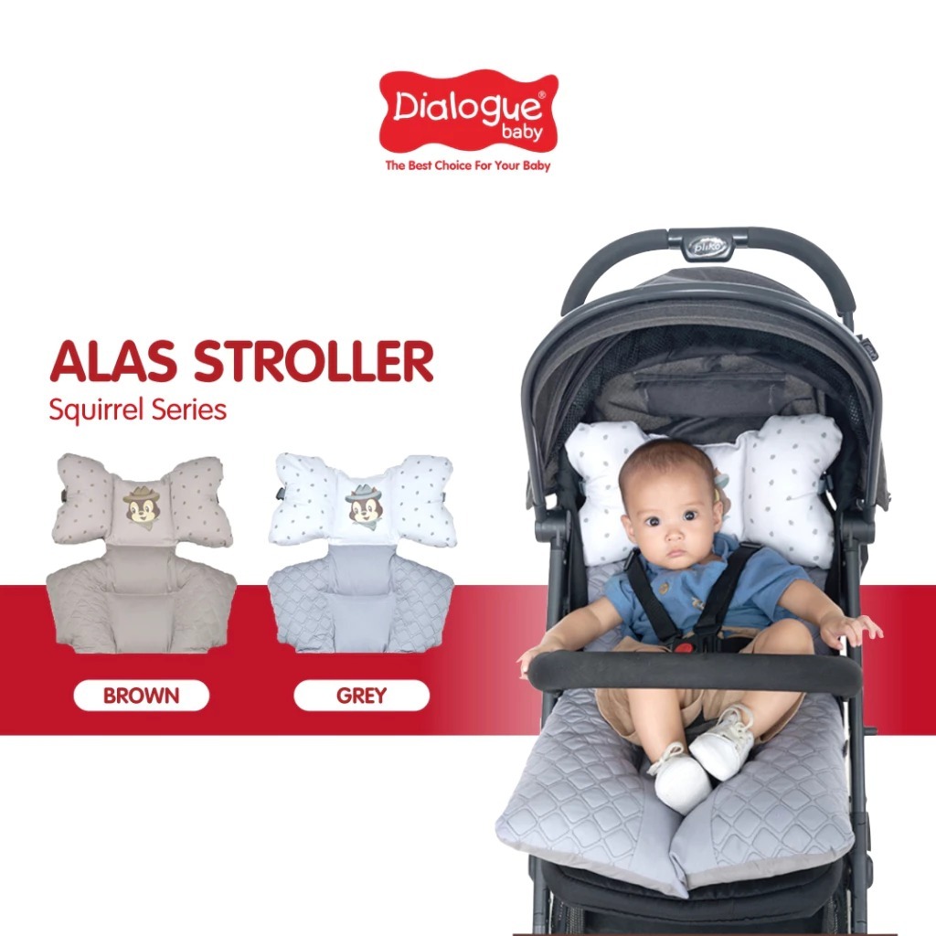 Jual DIALOGUE BABY Alas Stroller Squirrel Series DGA4223 / Teddy Bear ...