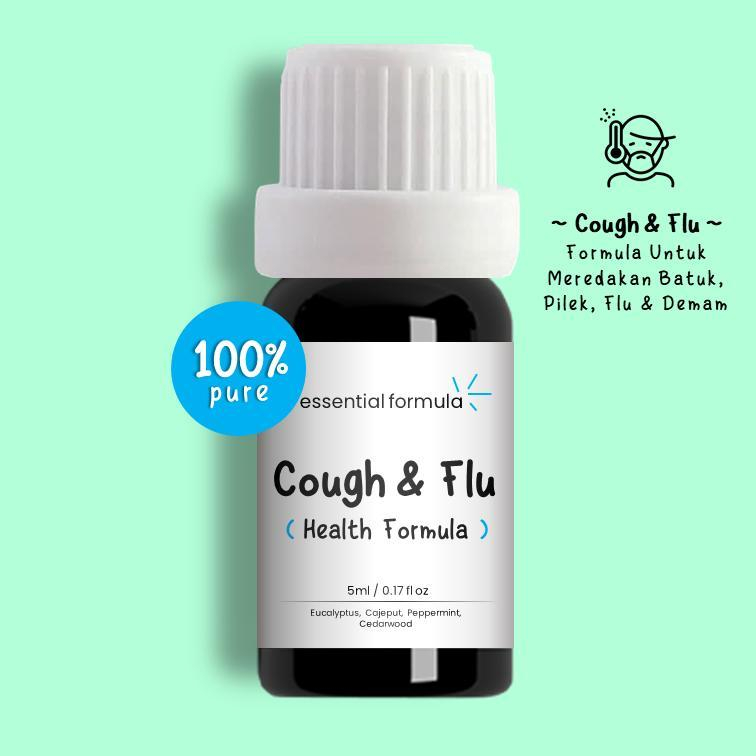 Jual Cough & Flu Essential Oil Untuk Batuk Pilek Netto 5ml 10ml 30ml | Shopee Indonesia