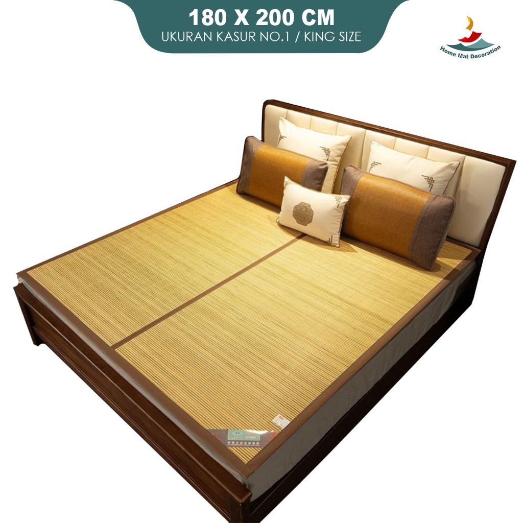 Jual Home Mat Matras Bambu Alami Murni Mudah Dilipat Mudah Dibersihkan ...