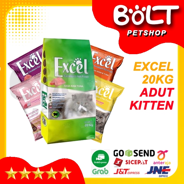 Jual Excel Cat Food Makanan Kucing Excel 20kg Freshpack | Shopee Indonesia