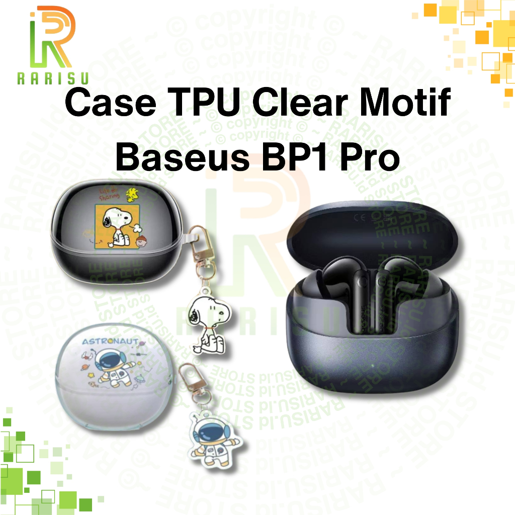 Jual Case Baseus BP1 Pro TPU Motif Casing Cover Silicone Protective Tws ...