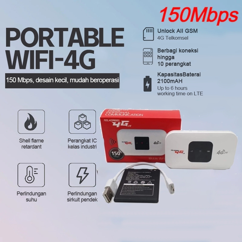 Jual WiFi Modem Kecepatan MIFI MODEM WIFI 4G UNLOCK ALL OPERATOR Free ...