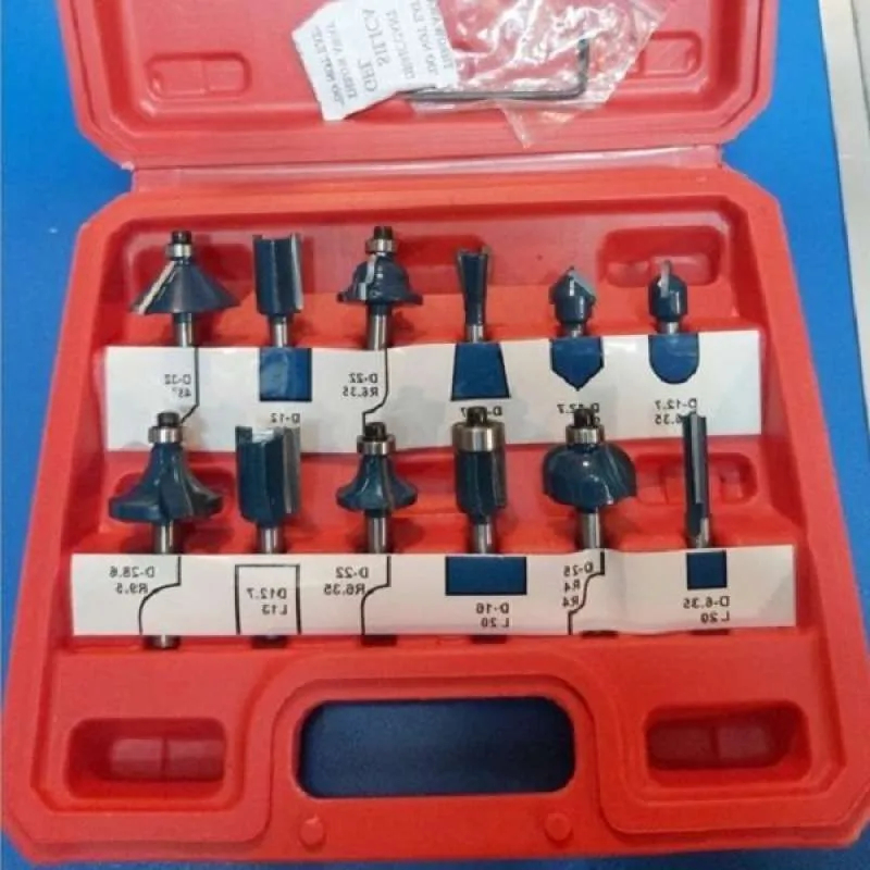 Jual Mata Router set 12pcs - Mata Profil kayu ELLKA | Shopee Indonesia