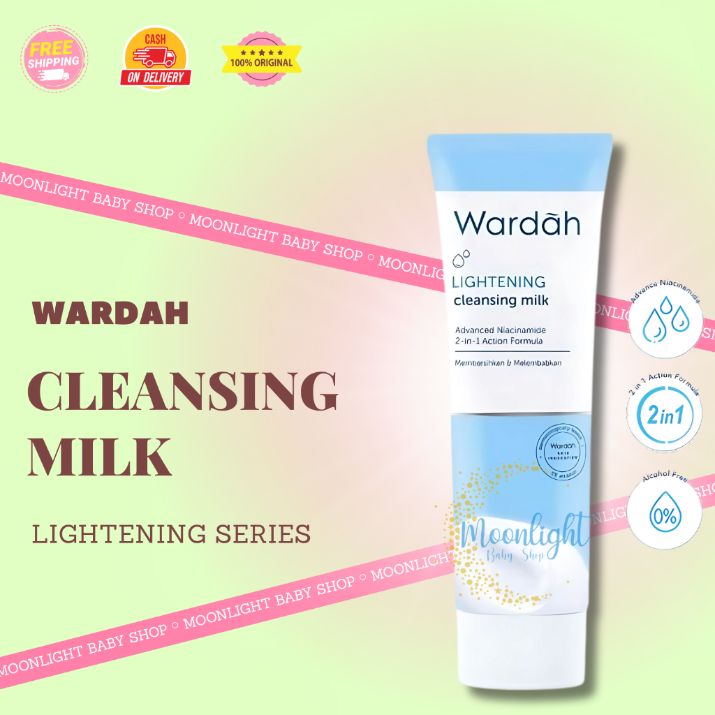 Jual Wardah Lightening Cleansing Milk 100ml | Milk Cleanser Dengan ...