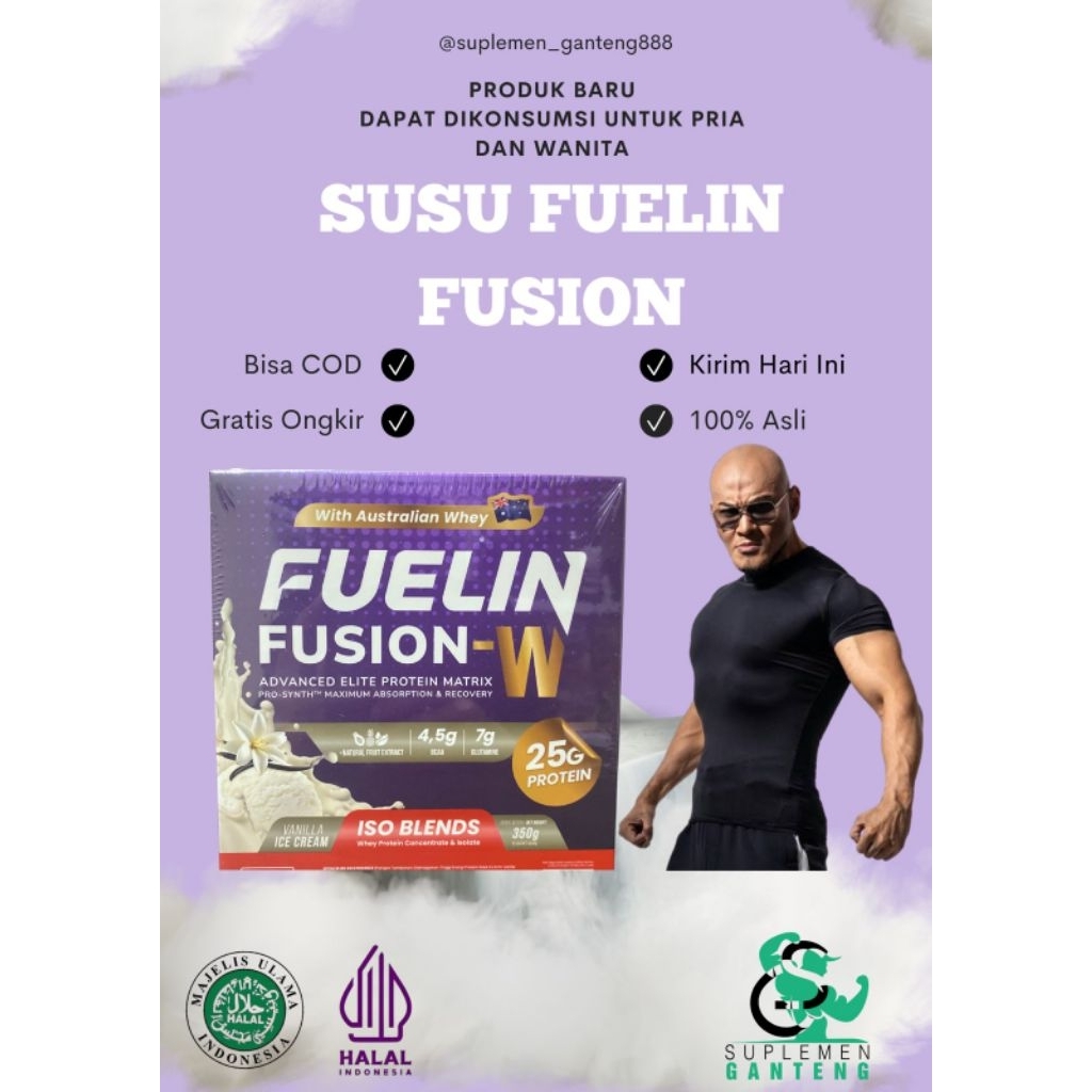 Jual Fuelin - Fusion W ISO BLENDS | Protein dan Isolate | Susu protein dengan Smart Formula ...