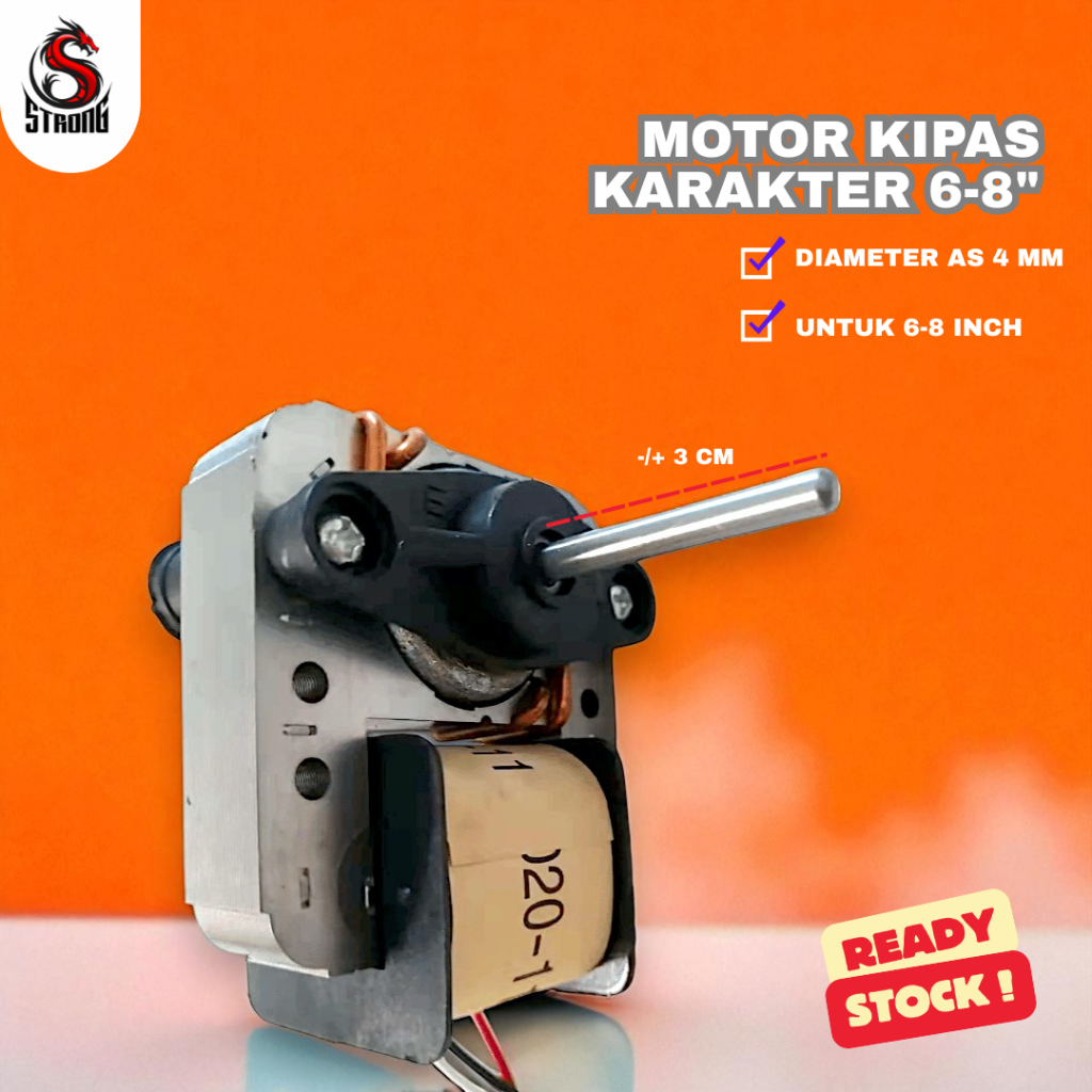 Jual STRONG Dinamo Kipas Angin Karakter 6/8in / Motor Kipas Angin Meja ...
