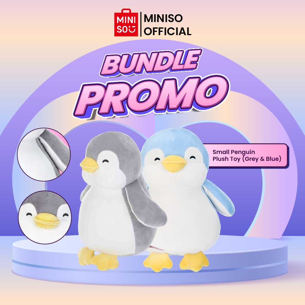 Jual [SPECIAL BUNDLE] MINISO Boneka Small Penguin Plush Toy Boneka ...