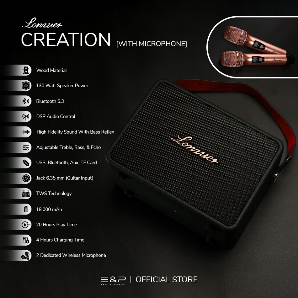 Jual Easy & Perfect Lonzuer Creation - 130 Watt Speaker Power With DSP ...