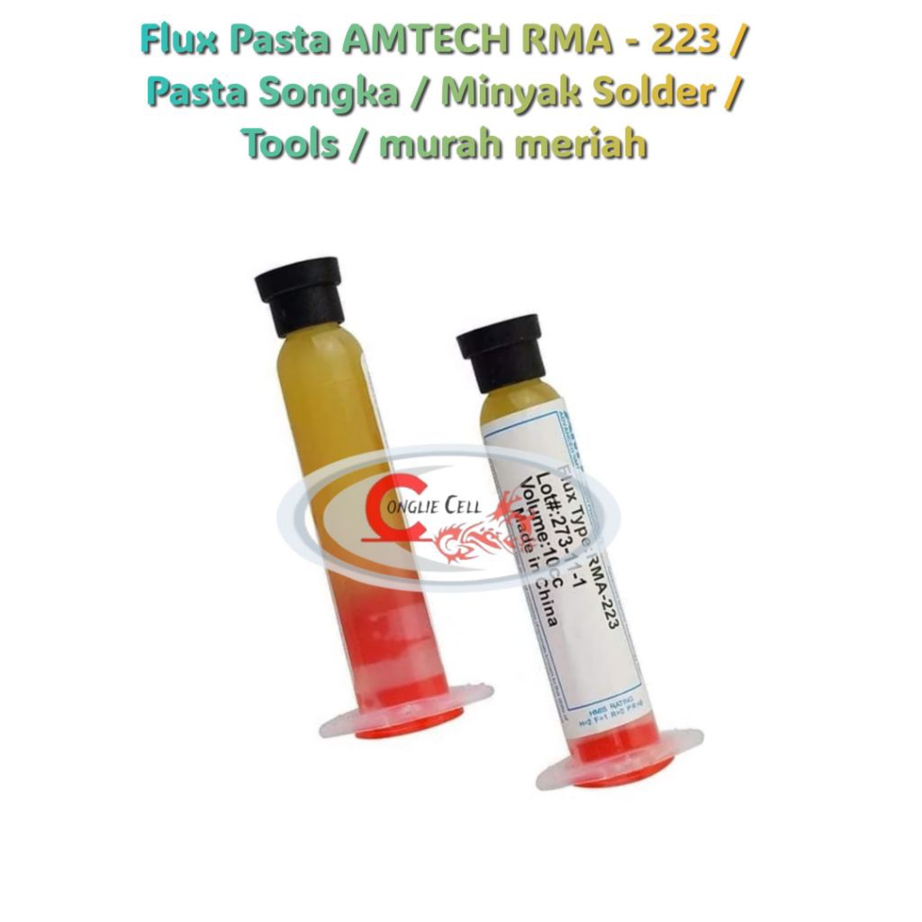 Jual Flux Pasta AMTECH RMA - 223 / Pasta Songka / Minyak Solder / Tools ...