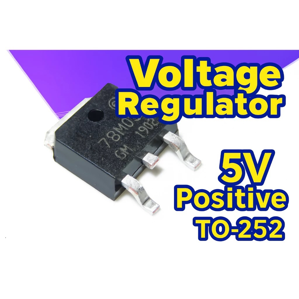 Jual IC Chip Voltage REGULATOR SMD 7805 78M05 5V TO252 DPACK D-PACK Komponen Elektronik DIY PCB ...