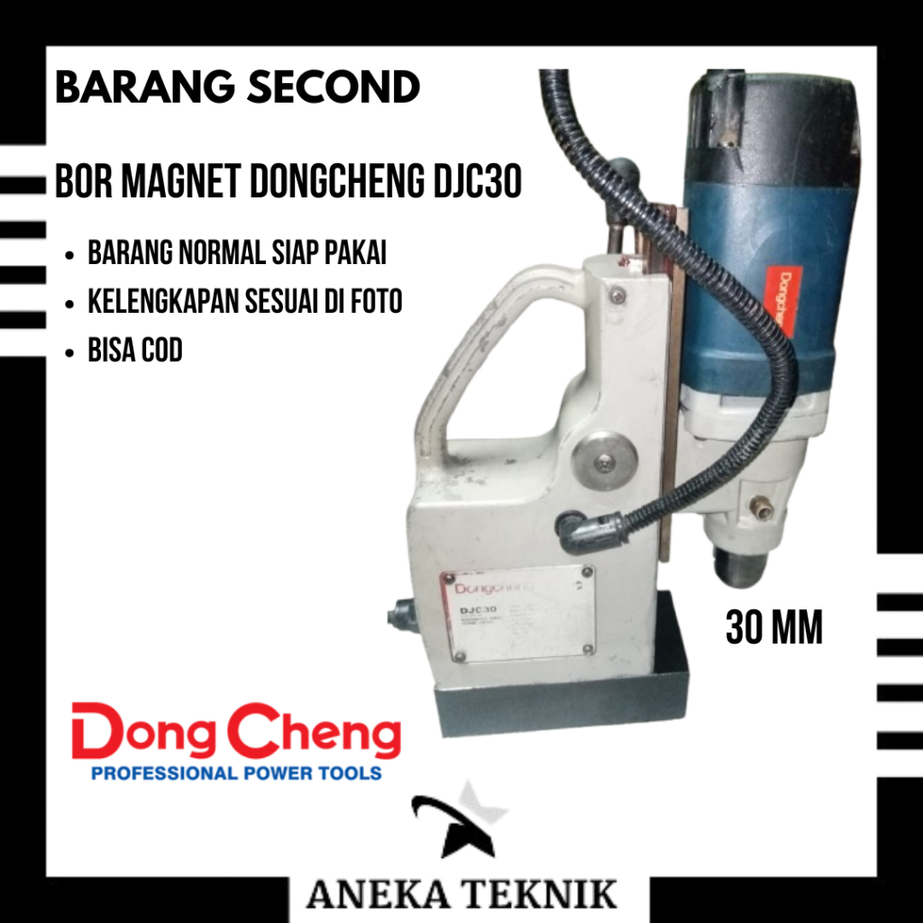 Jual Mesin Bor Magnet Dongcheng Magnetic Drill 30mm DJC 30 | Shopee ...