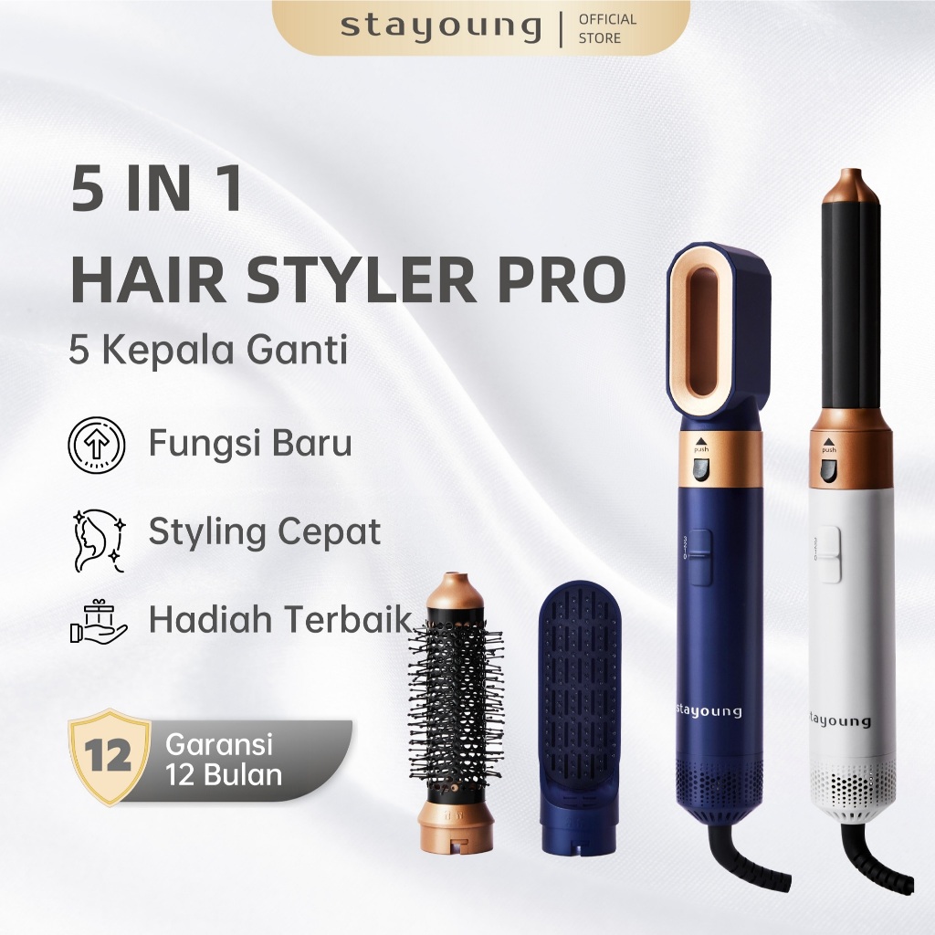 Jual “PRO”STAYOUNG 5-in-1 Hair Styler C1-Pro, Alat Pengering Rambut ...