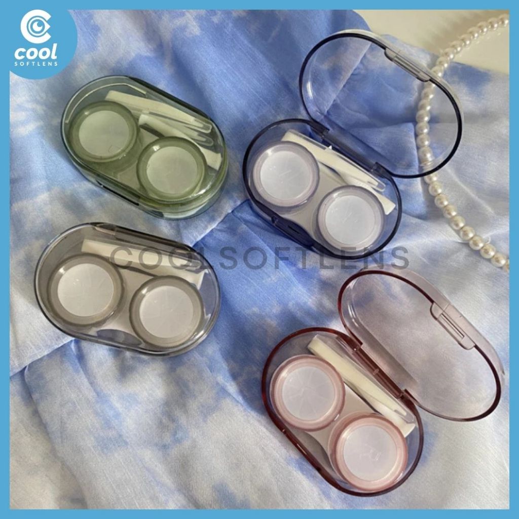 Jual (HARGA GROSIR) Kotak Softlens MINI OVAL / Tempat Softlens / Case ...