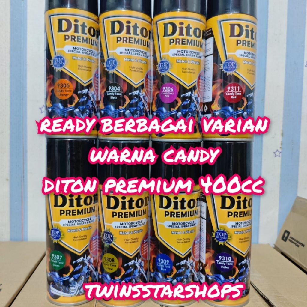 Jual Pilok Pilox Pylox Cat Diton Premium Varian Warna Candy Red 9311 ...